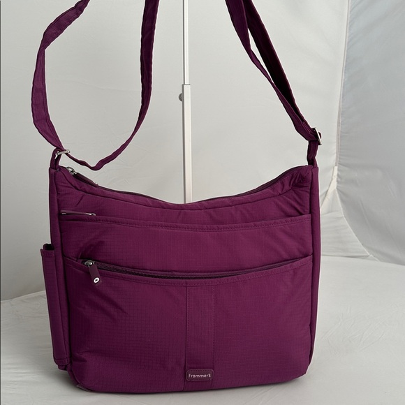 lug | Bags | Frommers By Lug Rfid Magenta Travel Adjustable Crossbody ...